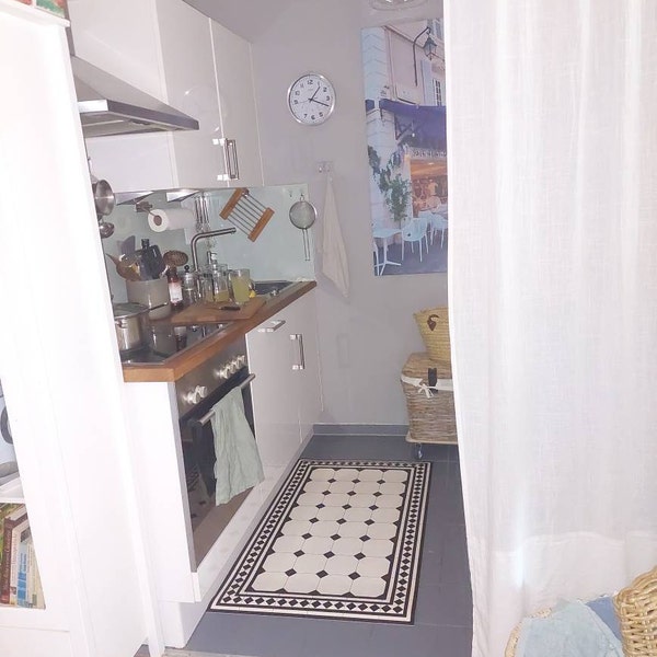 PVC Floor Runner, PVC Kitchen Mat,vinyl Kitchen Mat, Modern Kitchen ...