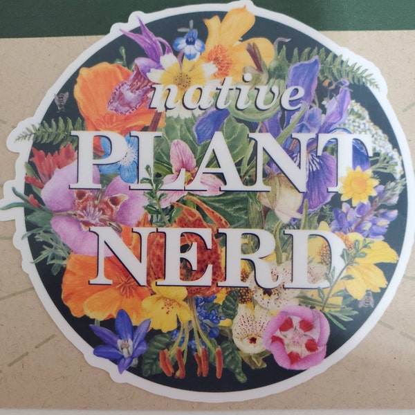 California Native Plants Sticker - Etsy
