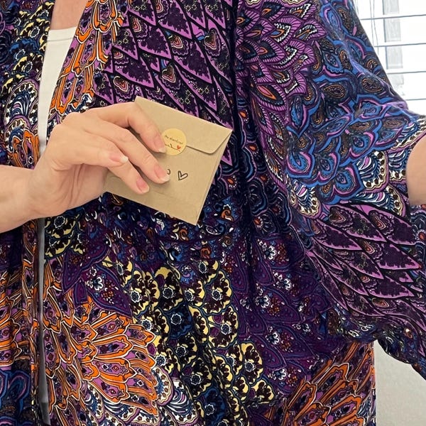 Peacock Boho Kimono Cardigan Hippie Oversize Gypsy Bohemian Tribal ...