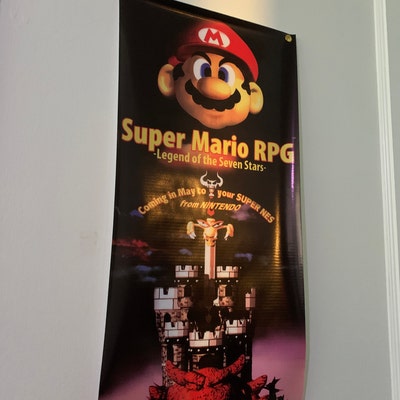 Mario Rpg Promotional Poster - Etsy