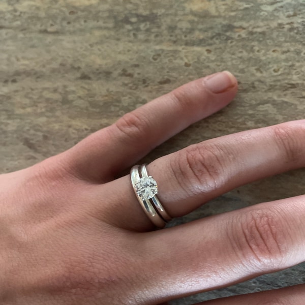 Comfort Fit Ring 3mm Wide Band Comfort Fit Band Womens Wedding Ring ...