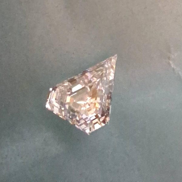 1.00CT HPHT Lab Grown Diamond: Pentagon Step Cut VS2 D Color - Etsy