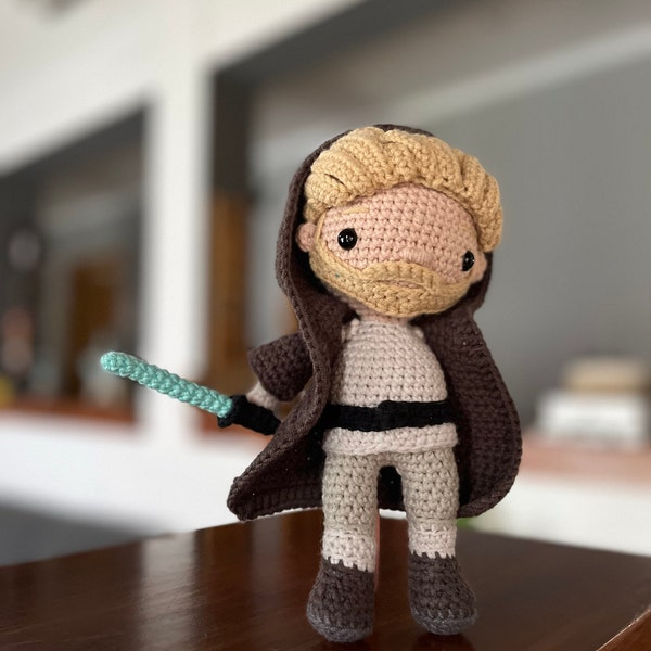 Amigurumi Pattern- Obi Wan Inspired "galaxy Knight". Digital Pattern ...