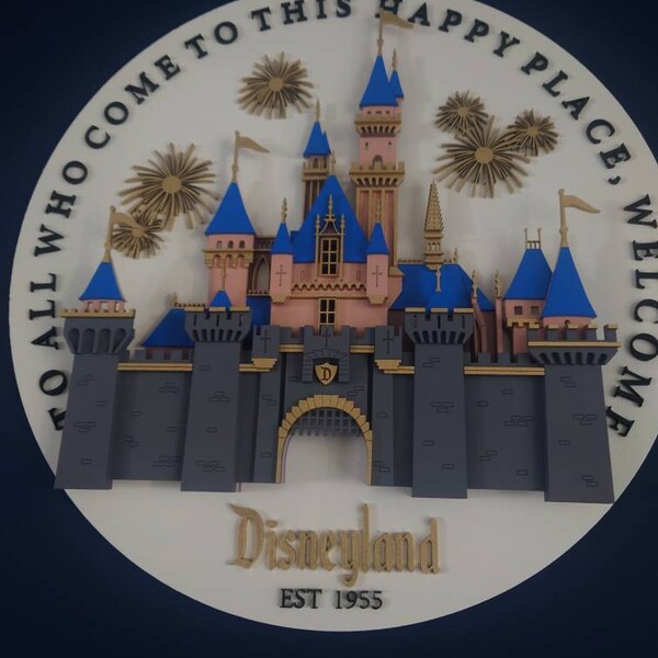 Disney World Cinderella Castle to All Who Come to This Happy Place ...