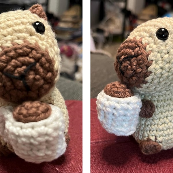 Low Sew Capybara Crochet Pattern (capybara Crochet Pattern, Cute Animal ...