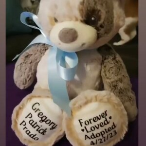 My First Birthday Stuffed Animal 1st Birthday Gift First - Etsy