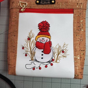 Snowman Embroidery Design, Snowman Christmas Light Machine Embroidery ...
