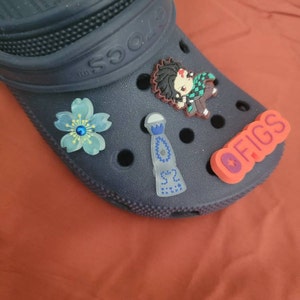 Custom Bling Luxury Jean Denim or Fabric Croc Clogs - Etsy