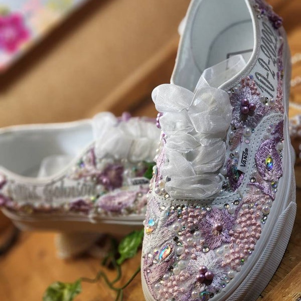 Iron on Decal Custom, Do It Yourself Shoe Stickers, Custom Wedding Text ...