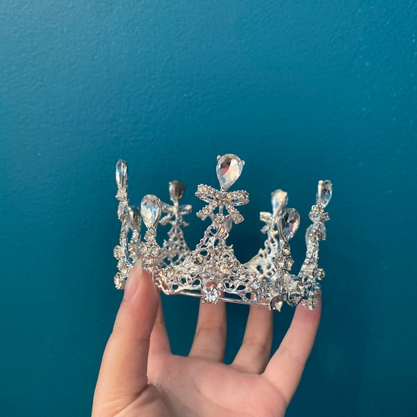 Medium Rhinestone Crown for Flower Girls, Birthday, Doll Crown, Crown ...