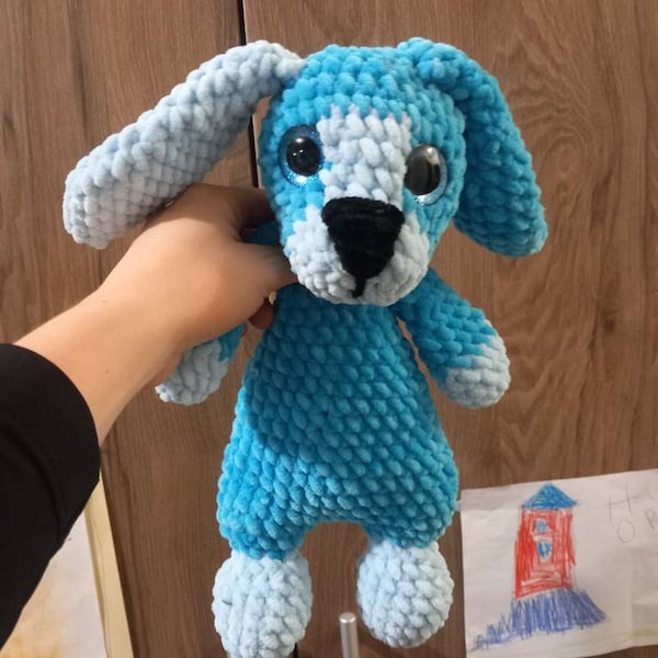 Puppy Snuggler Crochet Pattern. Dog Knotted Lovey Crochet Pattern ...