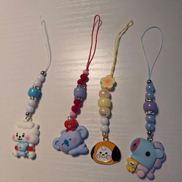 BTS Keychain. BT21 Characters Keychain. - Etsy Canada