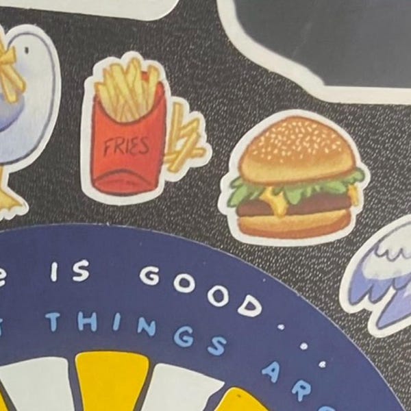 Eggy Friends | Cute Egg Food Stickers | 3.5x5 Matte Sticker Sheet for ...