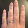 Wide Rolling Ring in Sterling Silver 3mm Wide Tri Textured Solid ...