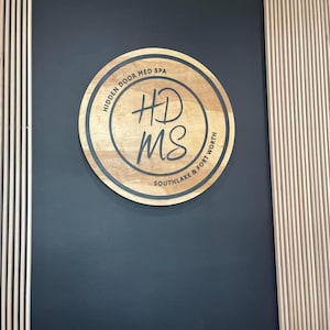 Custom Venue Sign, Storefront Sign, Wedding Venue Logo, Raised 3D Logo ...