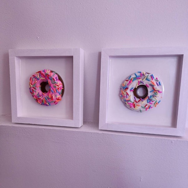 Donut Pop Art Sculpture, Colorful, Donut Wall Art, Assorted 2.5 Dozen ...