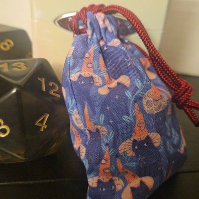Mini Dnd Dice Bag, Bag of Holding, Drawstring Bag, Dice Holder, Dnd ...