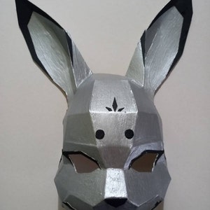 Oni Demon Mask Hannya Full Face Mask DIY Papercraft PDF Template - Etsy