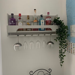 Floating Home Bar, Drinks Shelf, Gin Rack, Cocktail Display Cabinet ...