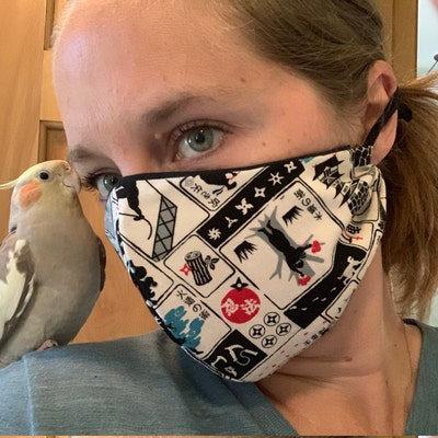 White Rabbit Bunny Masks Red Black or Lilac - Etsy