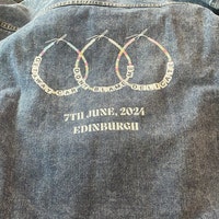 Custom Concert Tour Jean Jacket, Custom City and Date Jean Jacket for ...