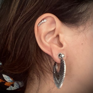 16g Planet Threadless Push-in Labret 14k Solid Gold Celestial - Etsy