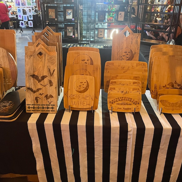 Digital File Cutting Board Display Stand | Laser Cutter | Cutting Board ...