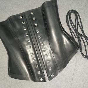 Latex Waist Corset Belt, Rubber Corset, Latex Waist Belt, Natural Latex ...