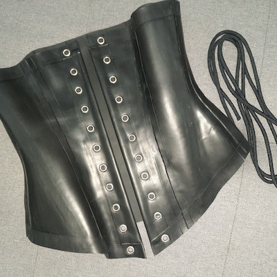 Latex Bustier Top and Skater Skirt Set, Latex Skater Skirt, Rubber ...