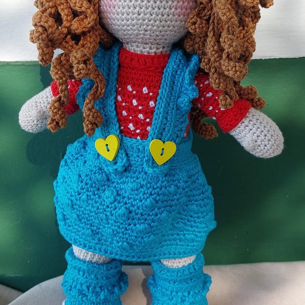 Alma Doll Amigurumi Crochet Pattern, Deer Included, PDF. / English ...