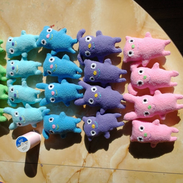 Fleece Animal Toy Softie Sewing Pattern - Tutorial for Baby Girl Boy ...