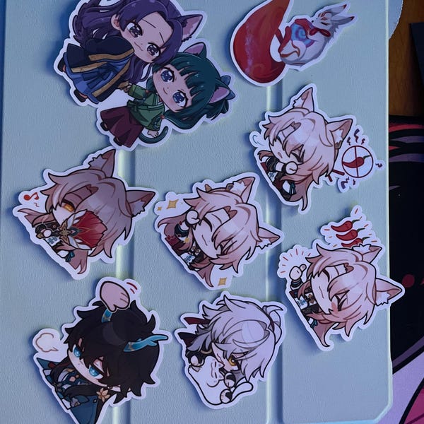 Lycaon Rose Vinyl Sticker - Etsy