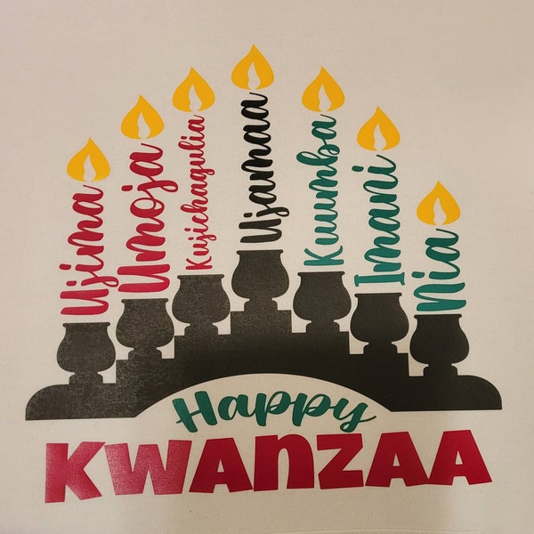 Happy Kwanzaa SVG | Principles of Kwanzaa SVG | African Heritage ...