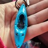 Whitewater Kayak Keychain - 5 Colors - Flexible Plastic PVC With ...