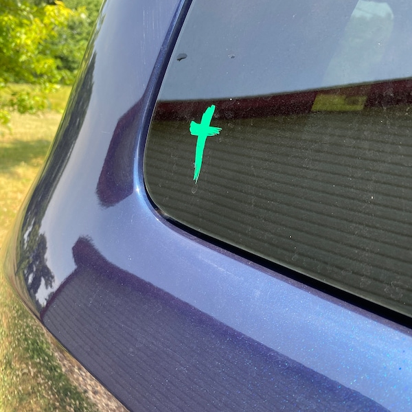Cross Vinyl Decal Sticker Religious God Jesus Priest Choose Color Free ...