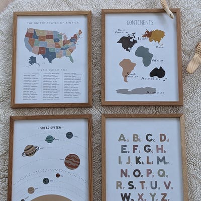 Rainbow Skip Counting Posters, Rainbow Classroom Decor, Educational ...