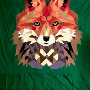 The Modern Fox Quilt Kit - Etsy