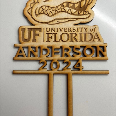 Personalized College Cake Topper, Graduation Gift, University of ...