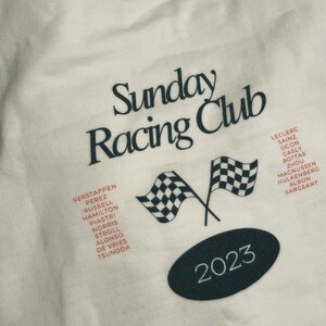 Sunday Racing Club Hoodie Sweatshirt See You in the Paddock Formula 1 ...