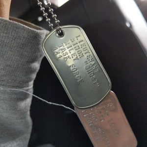Simon 'ghost' Riley US Military Dog Tag Set - Etsy