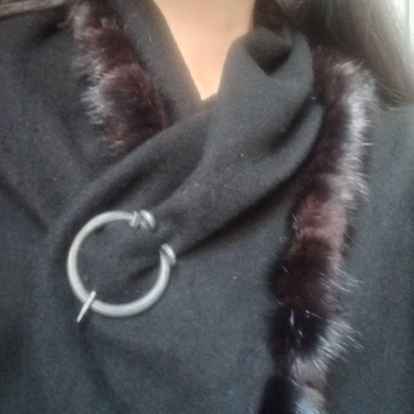 Hand Forged Medieval Cloak Pin - Etsy