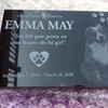 12x8 Custom Personalized Pet Headstone, Tombstone Laser Engraved on the ...