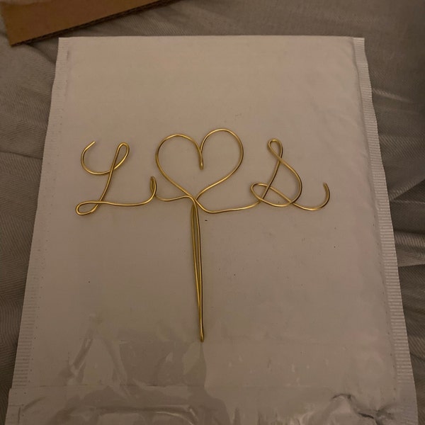 A Custom Wire Bookmark, A Personalized Wire Name Bookmark With a Heart ...