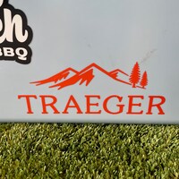 Traeger Logo Vinyl Die-cut Decal | Smoker Pellet Grill BBQ | Window ...