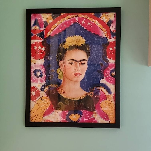 Frida Kahlo Poster, Floral Frida, Fashion Art, Self-portrait ...
