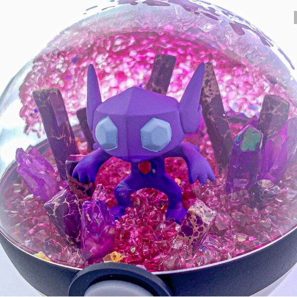 Geode Cave Pokemon Terrarium - Etsy