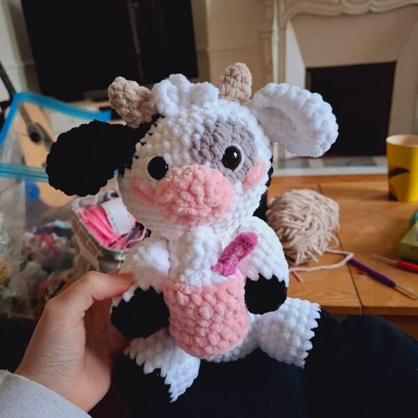 Connie the Cow Plush Crochet PATTERN - Etsy
