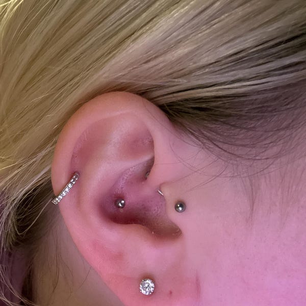 Everyday Gold Hoops, Straight Post Barbell Hoops, Everyday Gold ...