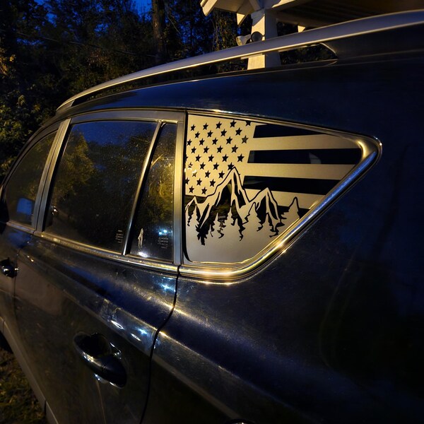 Fits 2018-2023 Subaru Crosstrek Rear Side Windows Floral Flowers ...