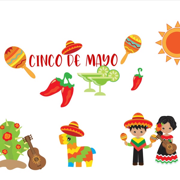 INSTANT Download. Cinco De Mayo Clip Art. Ccdm_3. Personal and ...